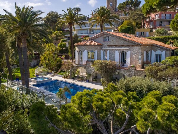 La Toguna - Luxurious 9-bedroom Villa With Wifi, Ac, Swimming Pool In Cannes - Juan les Pins