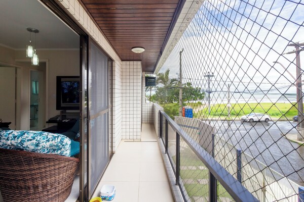Seafront Apartment, Family And Pet Friendly, Barbecue, Balcony, Elevator - Matinhos