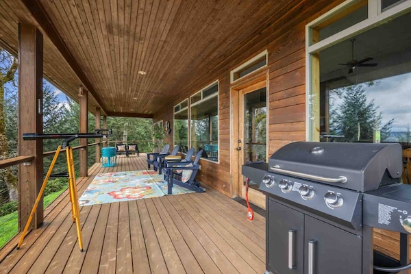 Amazing Private Wine Country Retreat, Pet Friendly, Valley Views, Huge Game Room, Bbq, Wine Tasting - 오리건