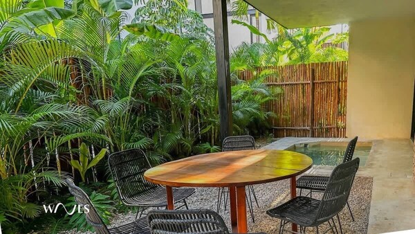 2 Br With Private Pool & Spacious Green Areas By Waves Management - Tulum