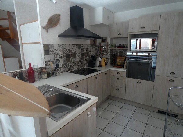 Spacious Bungalow, T3, Roof Terrace, Swimming Pool, Wifi, Lagoon, Near Beach - Gruissan