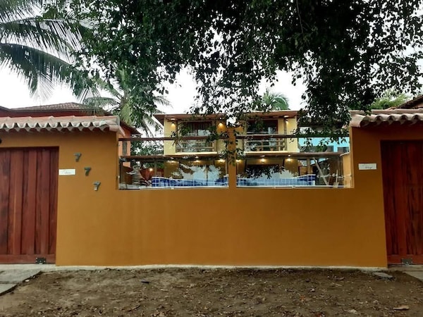 4 En-suites,pool, Bbq, Beach Front, 14 People, 1.3km From Old Center - Paraty