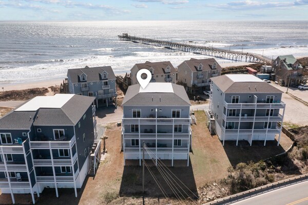 Carolina Whispers #190 - Ocean & Sound Views, Private Hot Tub, Dog Friendly! - Sneads Ferry, NC