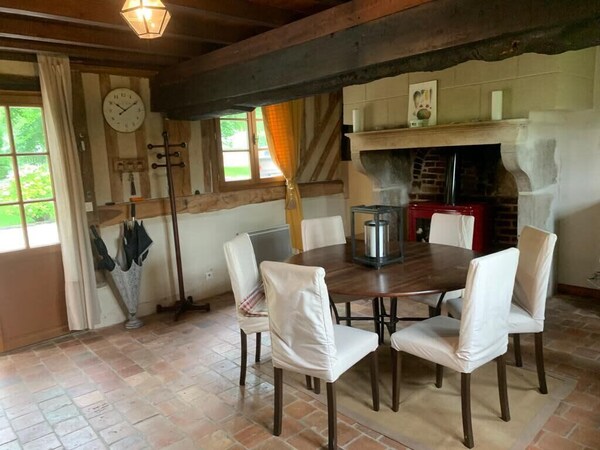 F3 House With Garden In Saint-vaast-en-auge - Villers-sur-Mer