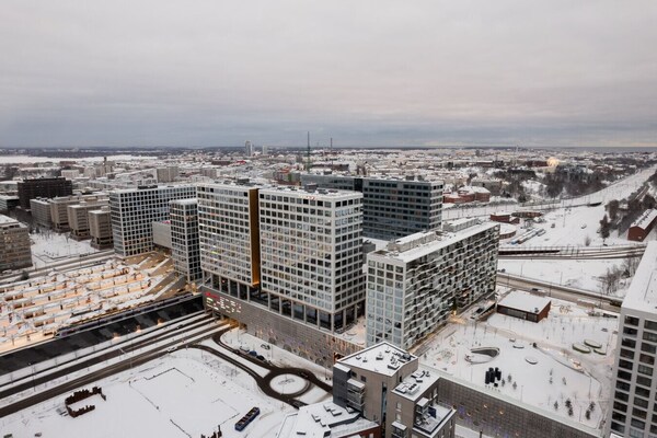 Modern 1br Apartment With Balcony At Tripla Pasila, 5 Mins To Helsinki City Center - Helsinki