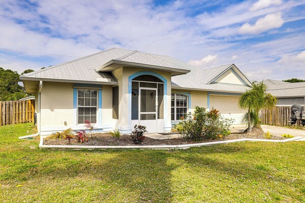 9 Mi To Clover Park: Poolside Paradise! - Port St. Lucie