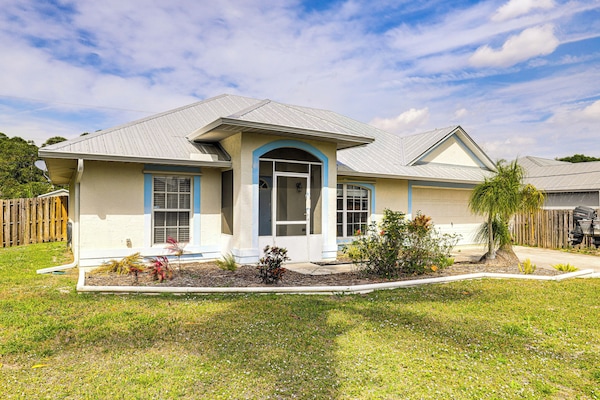 9 Mi To Clover Park: Poolside Paradise! - Port St. Lucie