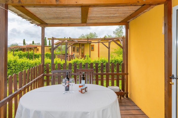 Bungalow 'Sole2' Mit Gemeinschaftspool, Privater Terrasse Und Klimaanlage - Bibbona