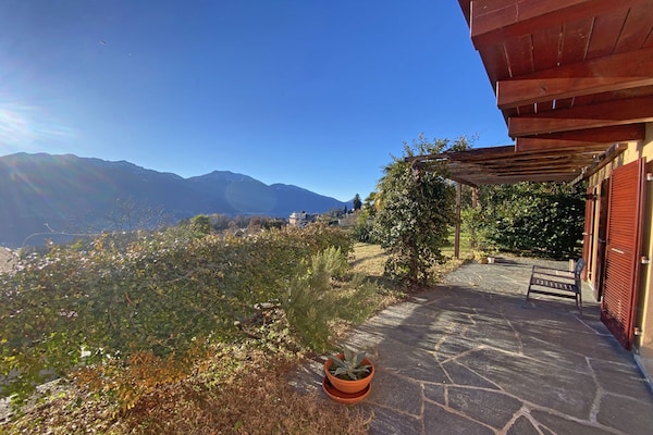 Gepflegtes Einfamilienhaus Am Sonnenhang Mit Herrlicher Panoramasicht - Locarno