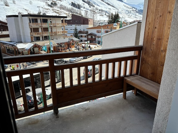 Studio With Mountain View Balcony - Les Deux Alpes