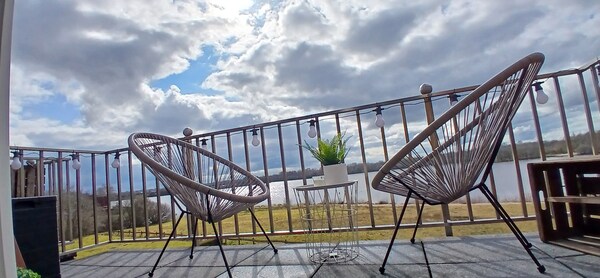 Renovierte Ferienwohnung Strandperle Mit Traumhaftem Blick Auf's Timmeler Meer - Moormerland