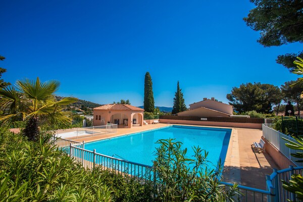Casa Vacanze 'Maison De Gathen' Con Vista Mare, Piscina In Comune E Aria Condizionata - Rayol-Canadel-sur-Mer