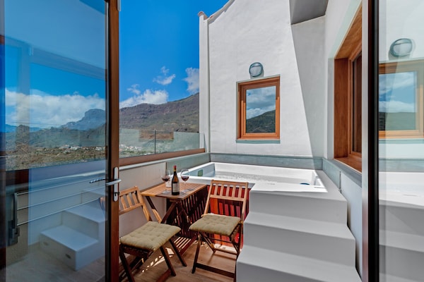 Maison De Vacances 'La Casa De La Esquina - 360º View' Avec Vue Montagne, Wi-fi Et Climatisation - Tejeda