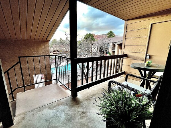 Charming Red Rock Poolside Condo With Wifi, Ac In Superb Sedona - Red Rock State Park, Sedona