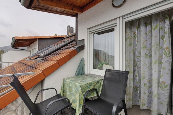 1-zimmer Ferienwohnung, 36qm, 1 Wohn-/schlafraum, Balkon, Max. 2 Personen - Bodman-Ludwigshafen