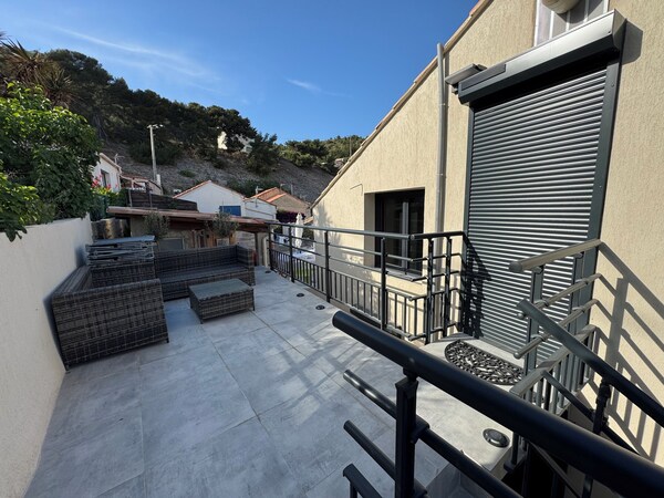 Love Room Avec Magnifique Vue Sur La Mer - Les Pennes-Mirabeau