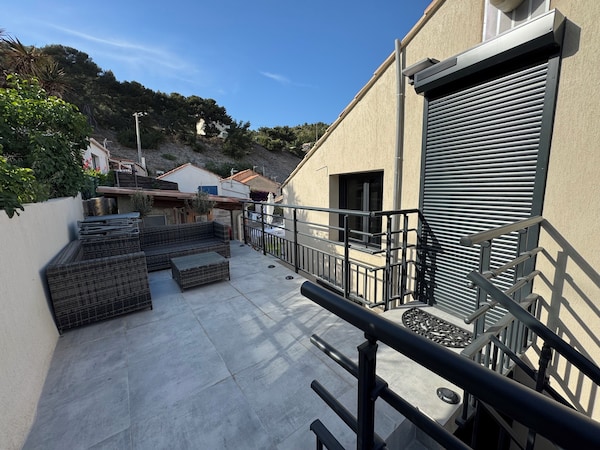 Love Room Avec Magnifique Vue Sur La Mer - Les Pennes-Mirabeau