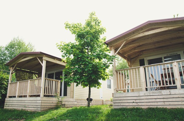 Different Tipes Of Mobile Homes, Glamping And Camping In Camp Podzemelj, - Metlika