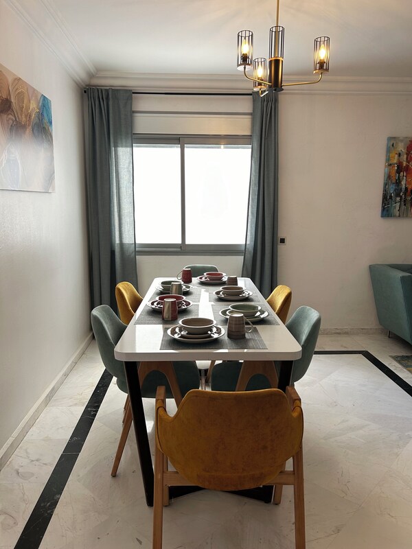 Cosy 2-bedroom Apartment With Old City View, Ac, Wifi In Tangier - Tanger