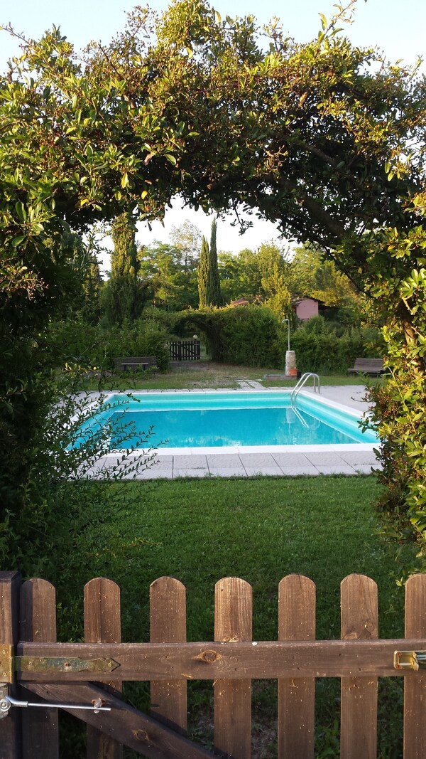 Chalet In Chianti With Swimming Pool And Tennis Court - Toskana
