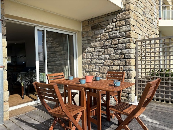 Appartement Vue Mer Terrasse Et Accès à La Plage - Trébeurden