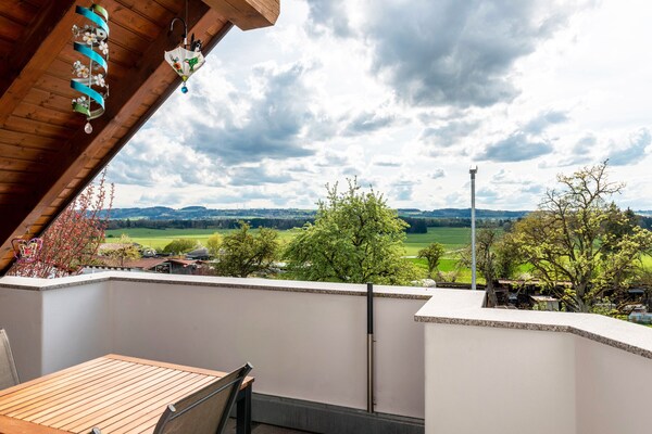 Ferienwohnung 'Laubbach' Mit Balkon Und Wi-fi - Ostrach