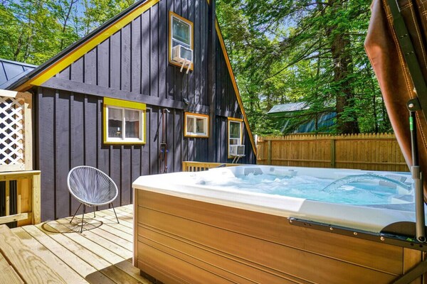 Relaxing A-frame With Hot Tub And Lake Access - 덴마크
