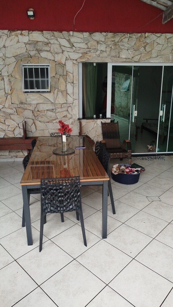 Casa Na Praia Com Piscina E Próximo A Praia - Praia Grande