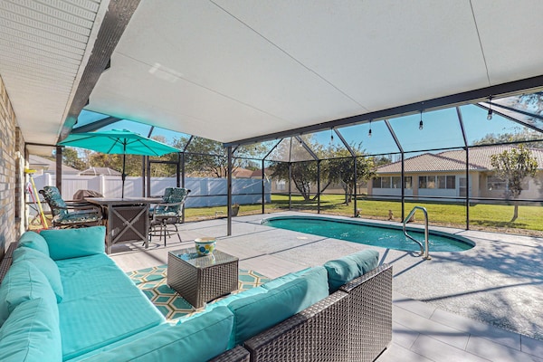 Spacious Home With Saltwater Pool, Gas Grill, Patio, & Washer/dryer - 팜 코스트