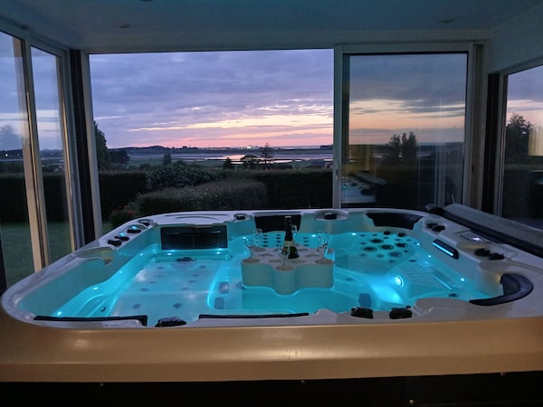 Villa Natura, Jacuzzi Et Vue Panoramique Sur La Baie Et La Mer. - Ouistreham