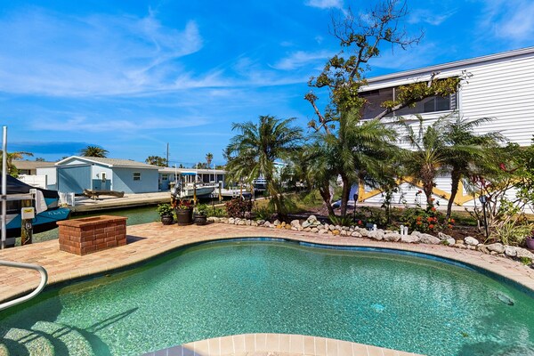 Waterfront Home With Private Pool, Boat Dock, & Serene Views - Longboat Key, FL
