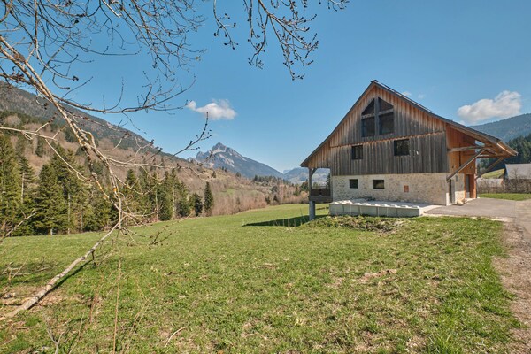 Chalet "Les 3 Som" Avec Vue Sur La Montagne, Terrasse Privée Et Wi-fi - Saint-Pierre-de-Chartreuse