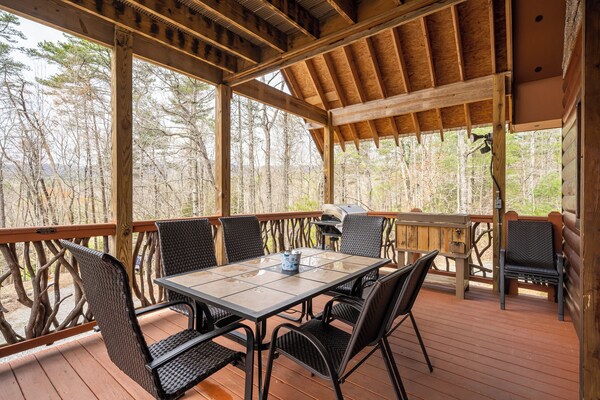 Selah Vie Lodge~trout Pond~creek~views~6 Acres~game Room~3 Kings~mtn Views - Blue Ridge, GA