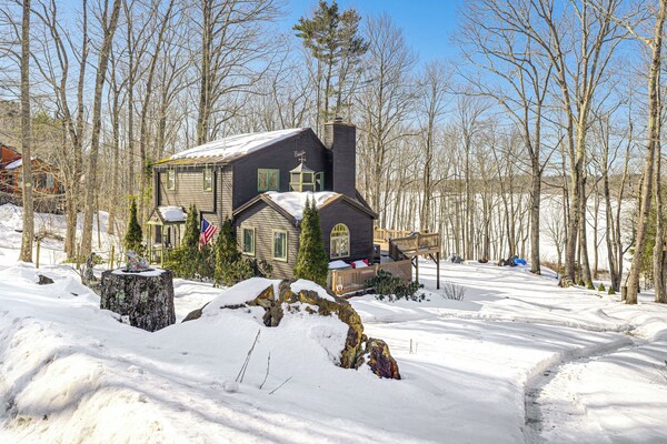 Waterfront Home W/ Boat Dock & Sunroom In Gardiner - Swan Island, Richmond
