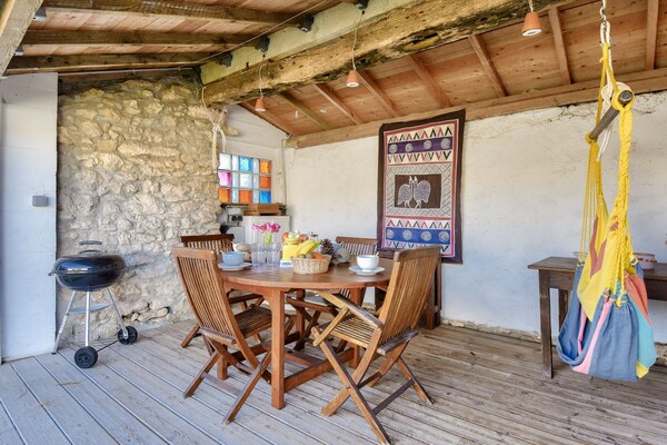 House For 4 With Garden - 500m From The Beach - Barbâtre