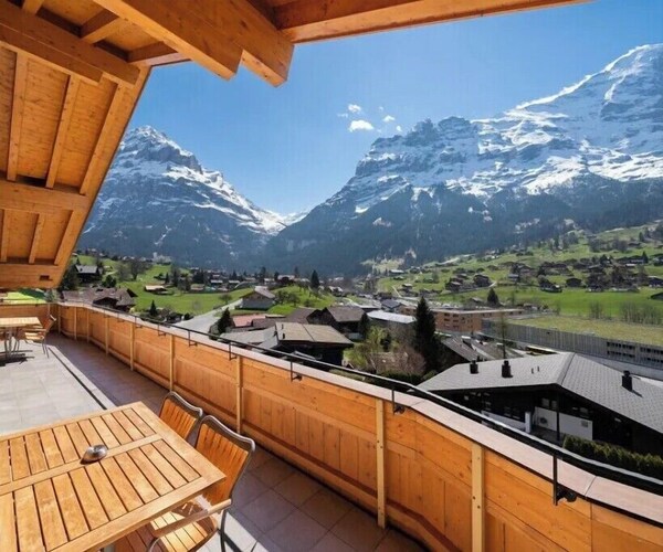 Chalet Antara, Four Bedroom Duplex Apartment In Grindelwald With Mountain View 2 - Wengen