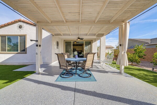 Covered Patio: Family-friendly Home In Casa Grande - Casa Grande, AZ