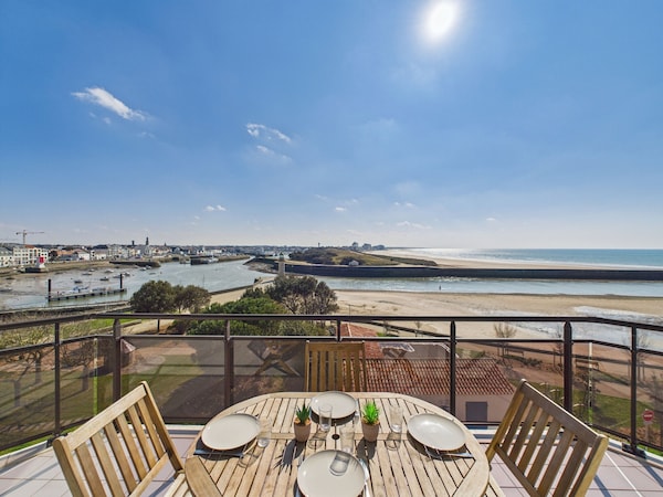 Superbe Vue Mer Et Sur Le Port - à 350m De La Plage - Saint-Gilles-Croix-de-Vie