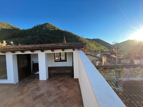 Casa Castello Sleeps 5 Isolabona Italy Sun Terrace Free Wifi - Ventimiglia