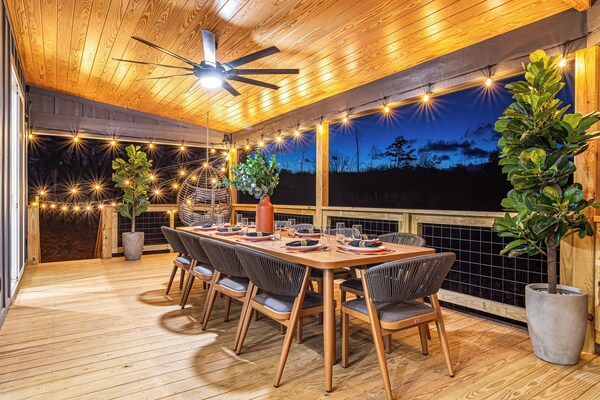 New Luxe Home-hgtv Inspired Design-mt Views-steam Sauna-hot Tub-ramp-game Room!! - Asheville, NC