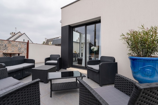 Maison De Vacances 'Ty Laouen' Avec Terrasse Privée, Jardin Privé Et Wi-fi - Belle-Île-en-Mer