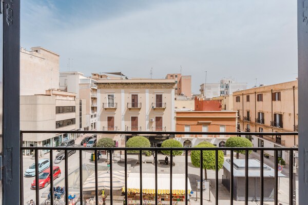 Apartment 'Balcone' With Balcony, Wi-fi And Air Conditioning - Marsala