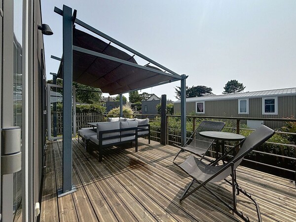 Mobil-home Moderne 3 Chambres, Terrasse, Animaux Admis - Jullouville