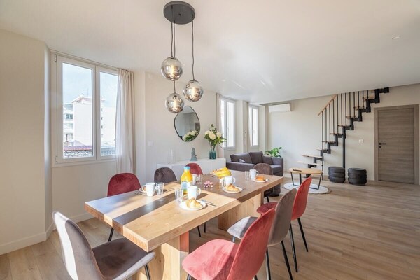 Luxury Duplex 2 With 4 Bedrooms, Cannes Center - Vallauris