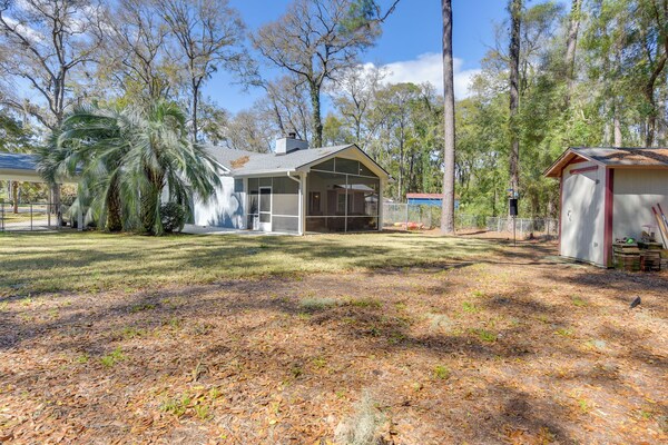 5 Mi To Dtwn Beaufort: Home W/ Screened-in Patio - Beaufort, SC