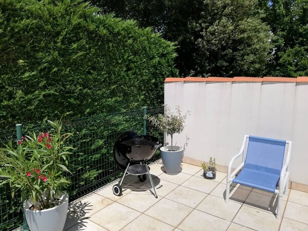 Vaux-sur-mer: 2-bed Villa For 5, 450m To Beach, Parking, Aircon - Saint-Palais-sur-Mer