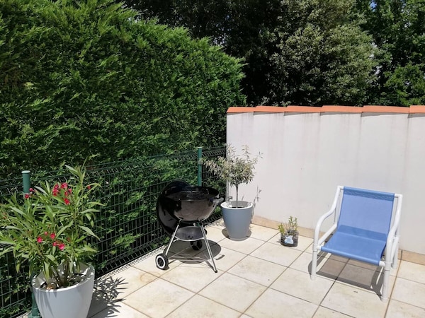 Vaux-sur-mer: 2-bed Villa For 5, 450m To Beach, Parking, Aircon - Saint-Palais-sur-Mer