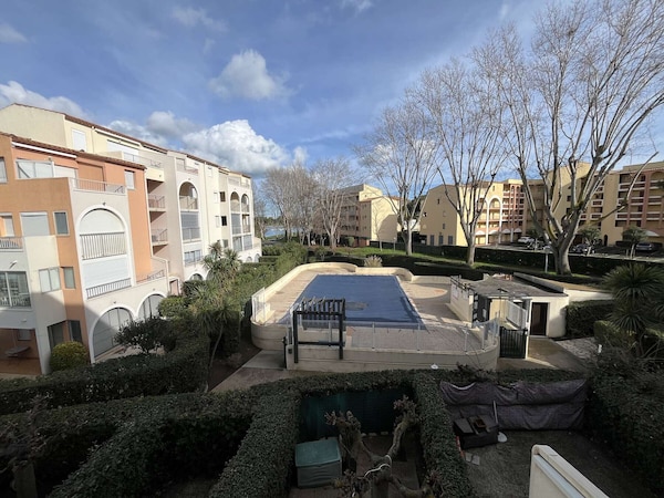 Appt 2 Pièces Avec Parking, Piscine, 4 Couchages, Cap D'agde - Vias