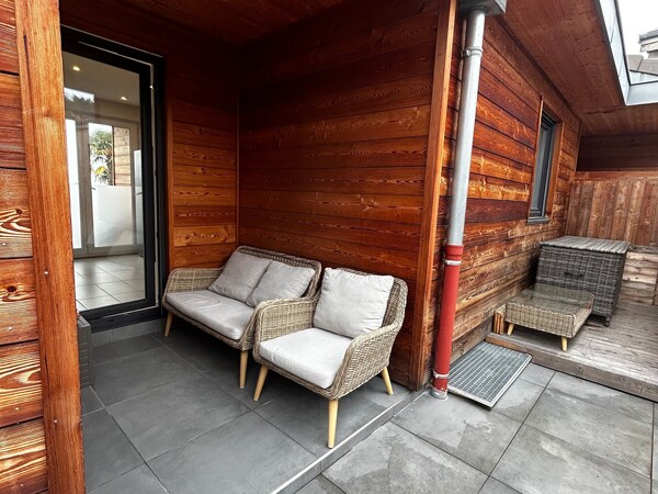 Charmantes Haus In éVian Mit Terrasse Und Parkplatz - Lausanne