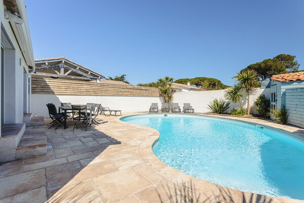 L'avocette In Bois-plage-en-ré: Hochwertige Villa Mit Pool - Strand & Zentrum - Île de Ré